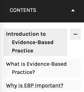 Introduction to Evidence-Based Practice – Evidence-Based Practice