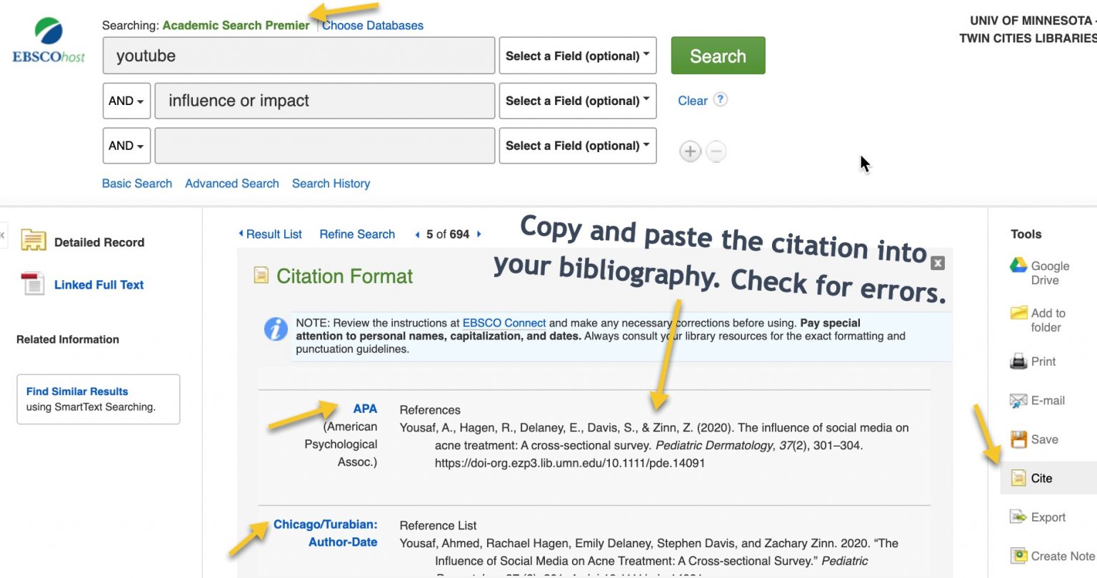 Giving credit and citing sources 101 – UMN Libraries Adventure Giving credit and citing sources 101 – UMN Libraries Adventure